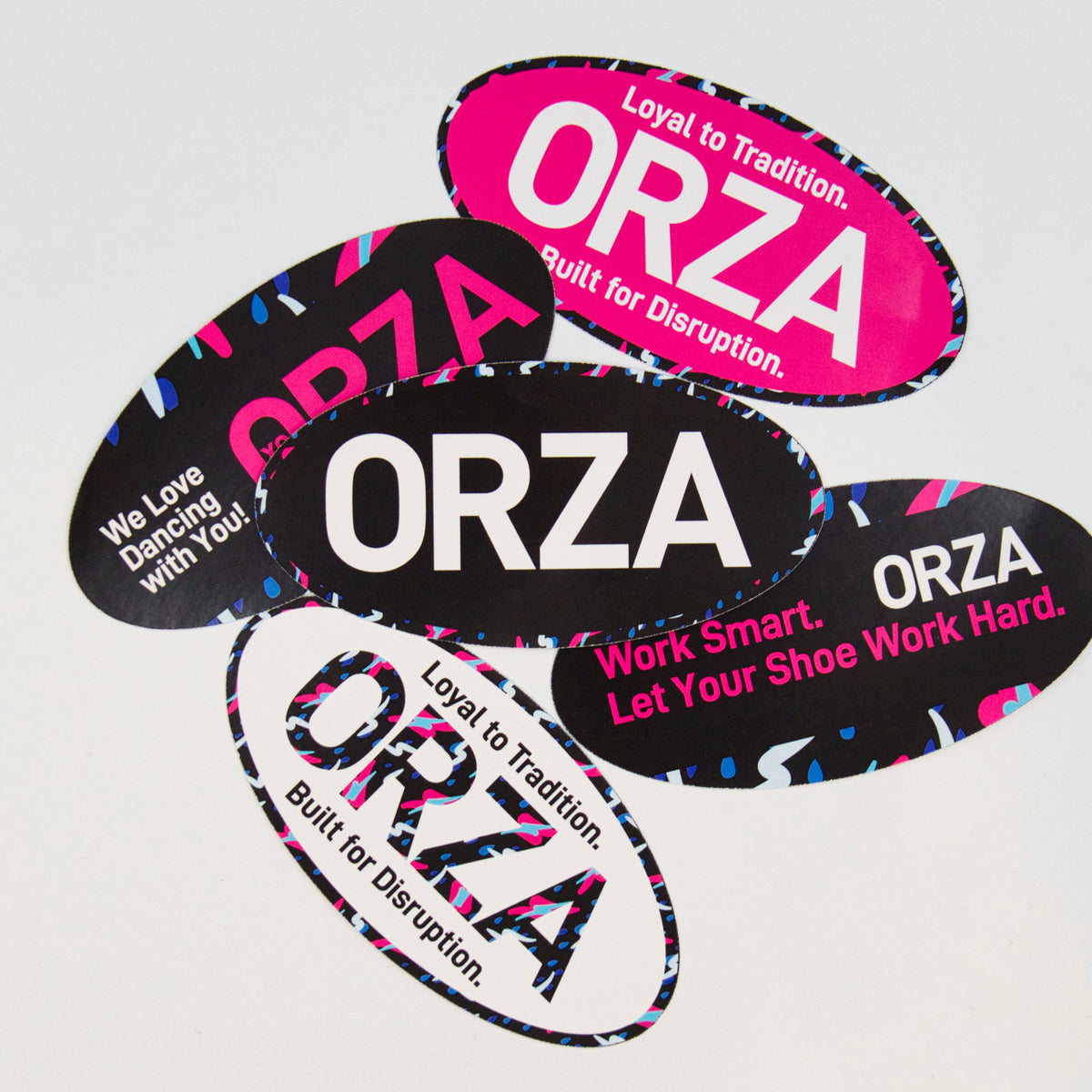 ORZA Stickers 5-Pack – Orza Brand